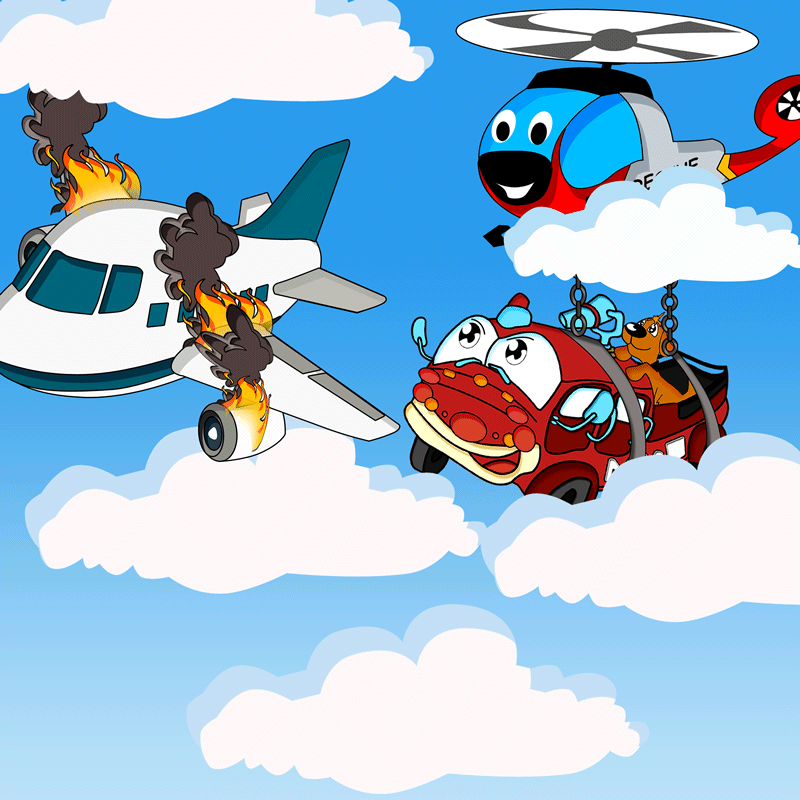 Mac The Fire Truck Gif | Fire Truck Book - Children Learn From Fire ...